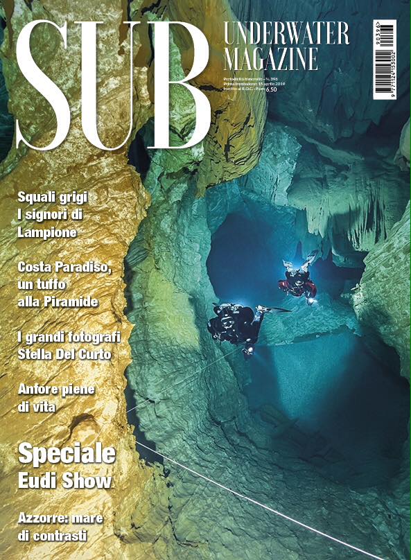 Cover & interview on “SUB Underwater Magazine” – Stella Del Curto